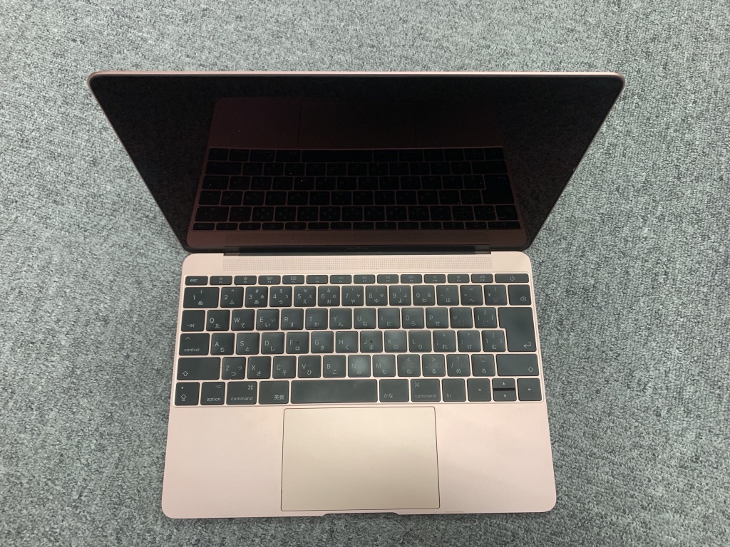 MacBook 12 2017 ローズゴールド 電源入らない ジャンク 故障 買取 ノートパソコン - MacからWindowsまでPC買取専門店macsell(マクセル)【ジャンク・故障品・完動品】