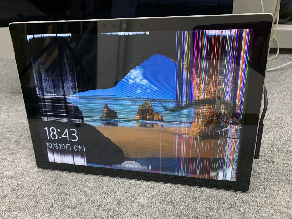Surface Pro 5 1796 液晶割れ 表示不良 ジャンク 故障タブレット買取 サーフェイス サーフェス | MacからWindowsまでPC買取専門店macsell(マクセル ...