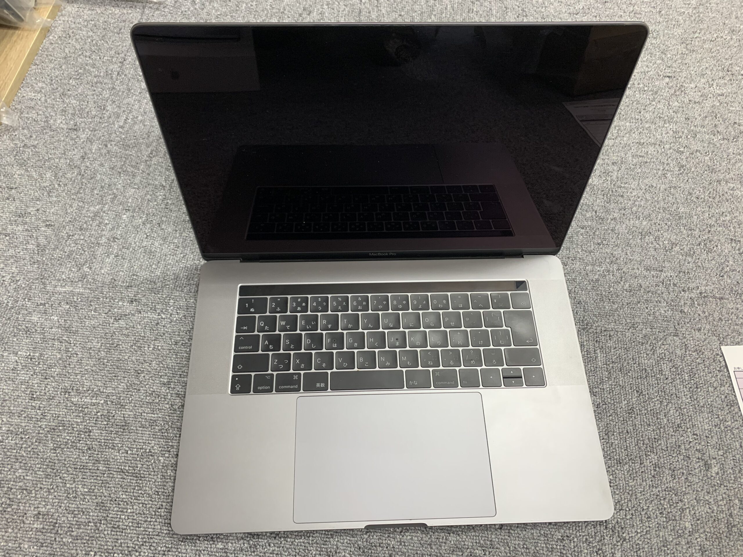 MacBook Pro 15 2017 A1707 水没 電源入らない ジャンクパソコン 故障 高価買取 簡単買取 | MacからWindowsまでPC買取専門店macsell(マクセル ...